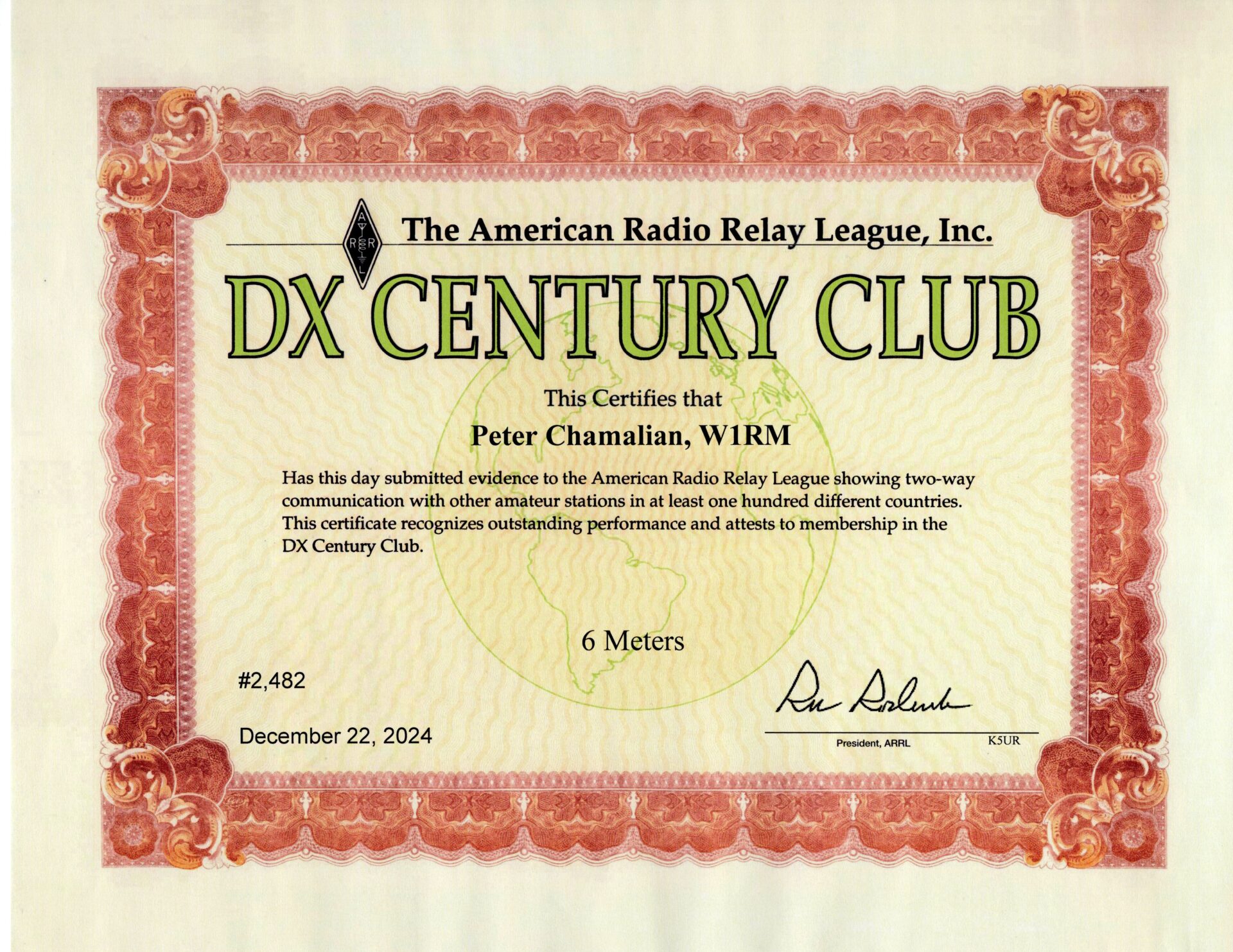 DXCC and Awards – W1RM